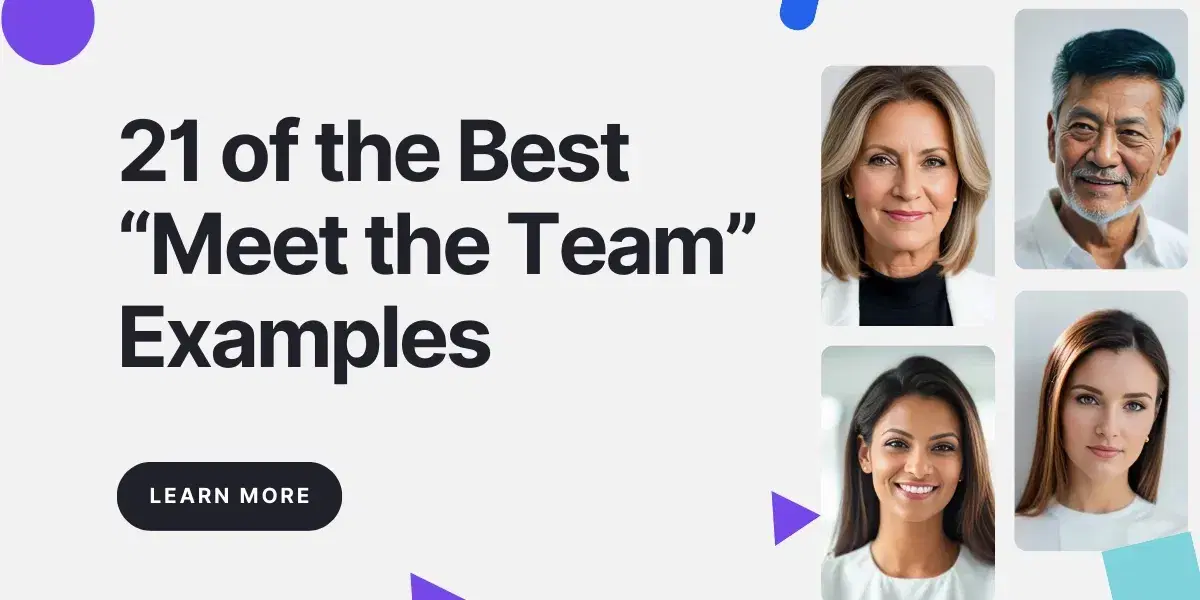 21 of the Best “Meet the Team” Examples